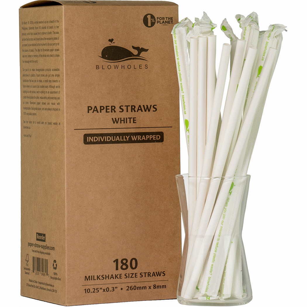 Blowholes Paper Straws | Biodegradable & Eco-Friendly Paper Straws ...